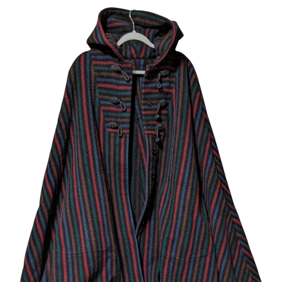 LUBA | Jackets & Coats | Vintage Luba 971980 Wool Cape Cloak Hood ...